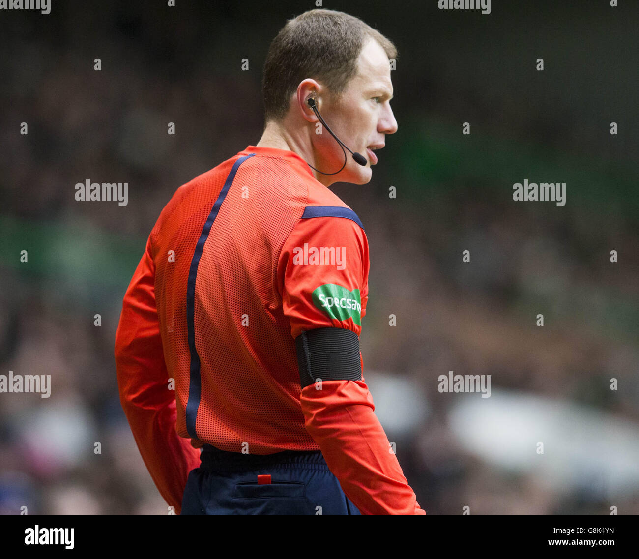 Assistant Referee Stuart Stevenson during the Ladbrokes Scottish ...
