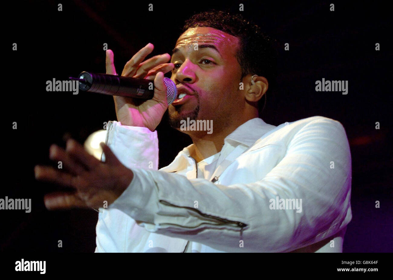 Singer Craig David performs at a one-off show at Somerset House to ...
