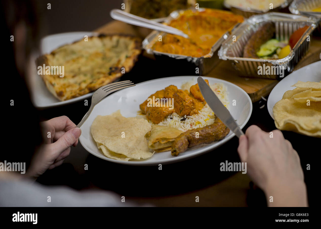 Indian Food stock Stock Photo - Alamy