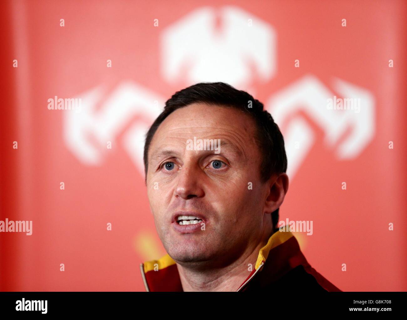 Wales Under 20's coach Jason Strange during the Wales squad ...