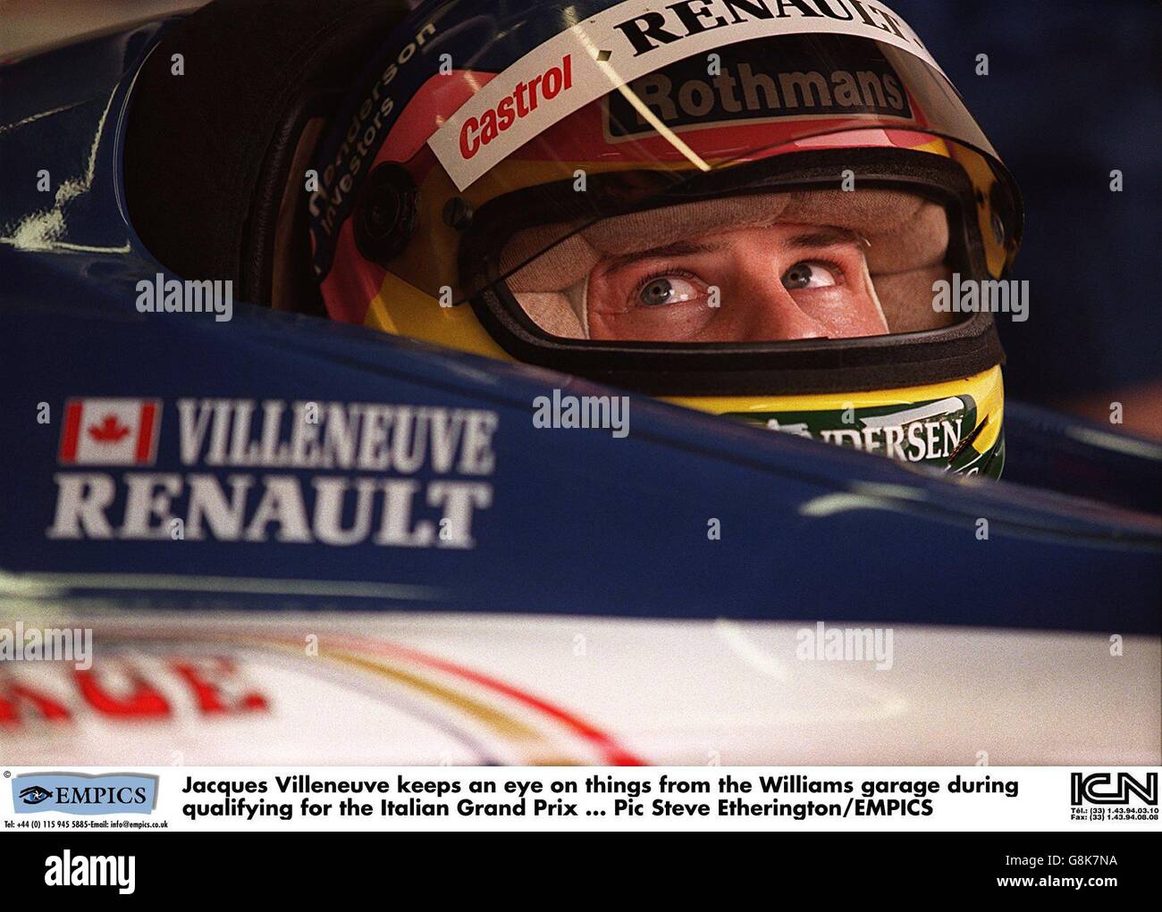 Headshot one front helmet f1 hi-res stock photography and images - Alamy