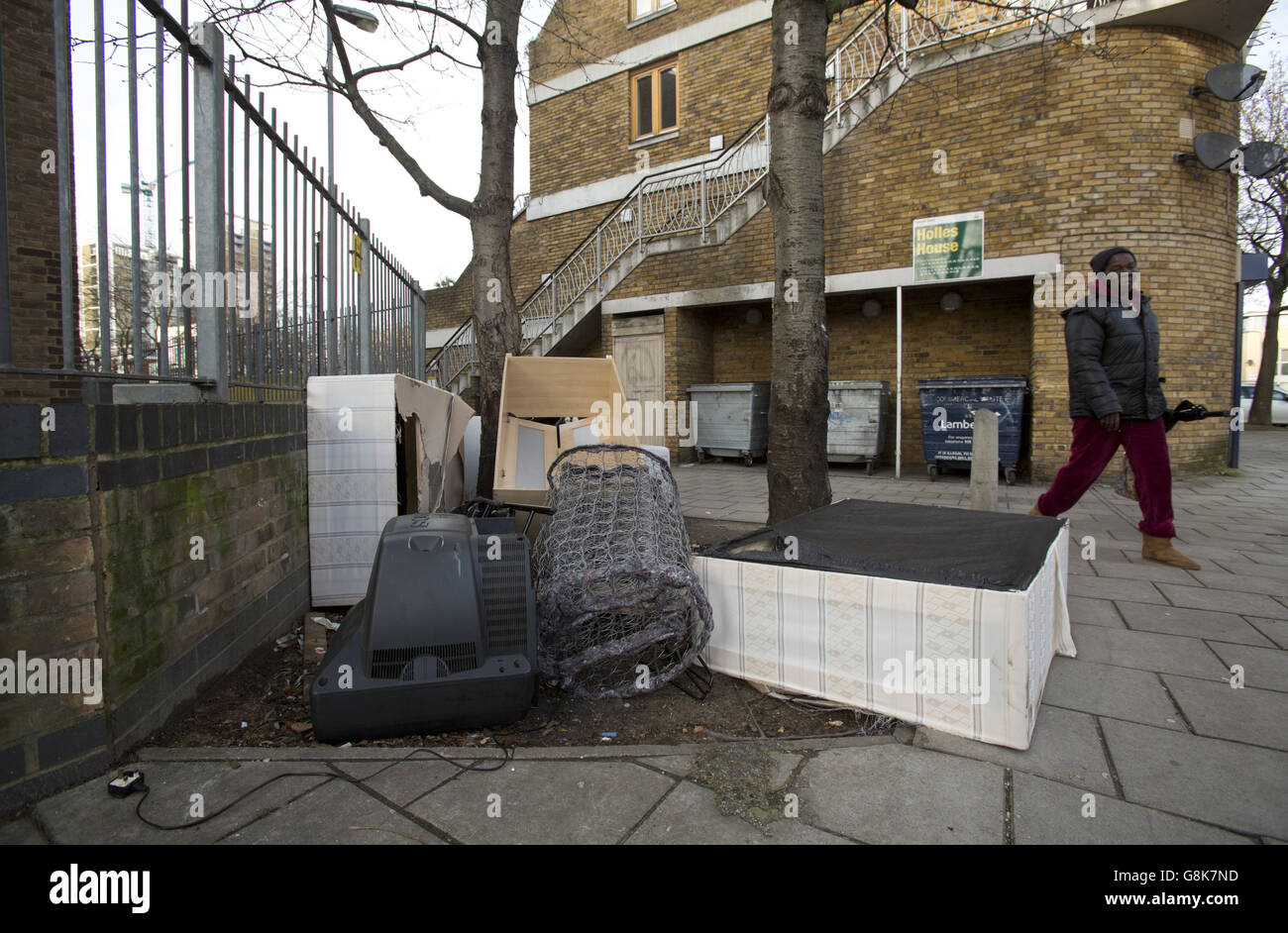 Sink Estate Stock - Brixton Stock Photo - Alamy