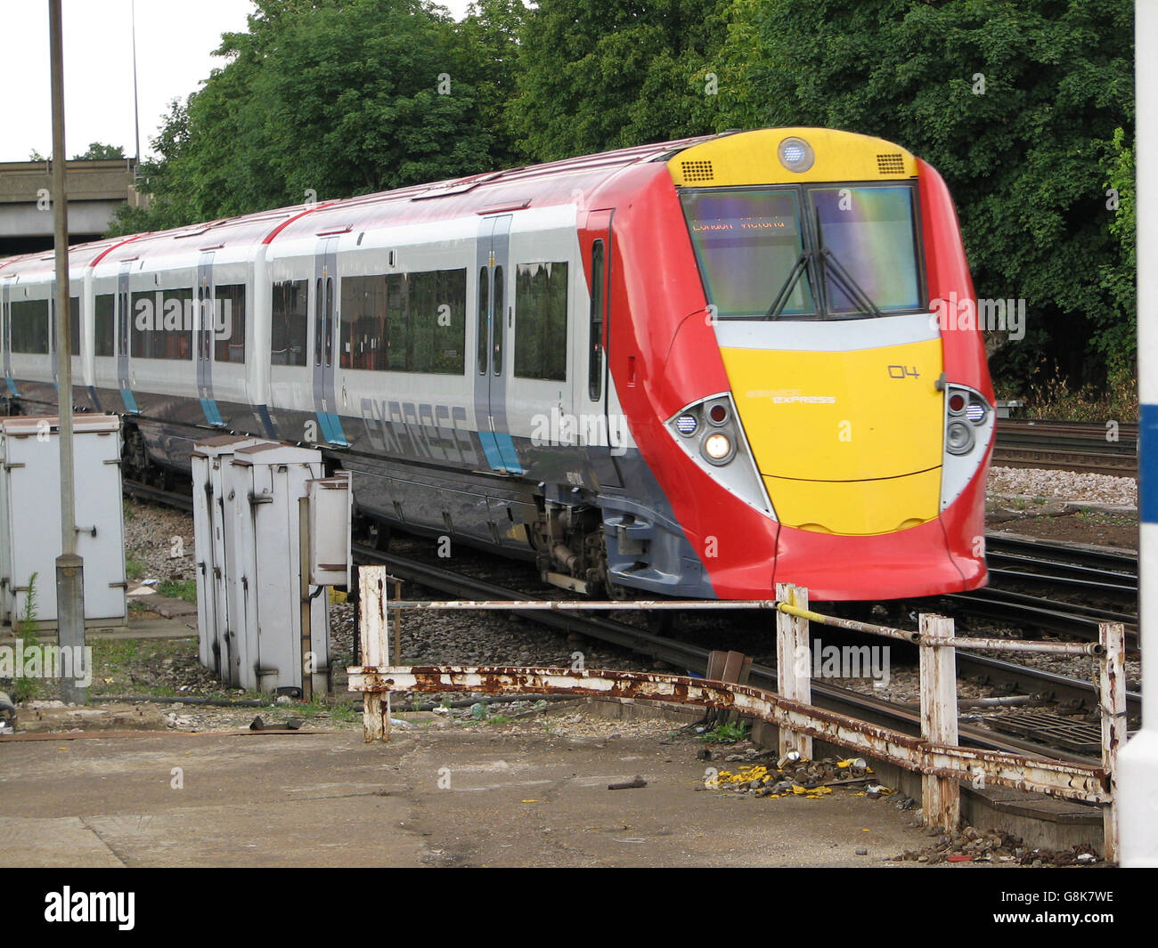 A Gatwick Express Train. A Gatwick Express train Stock Photo - Alamy