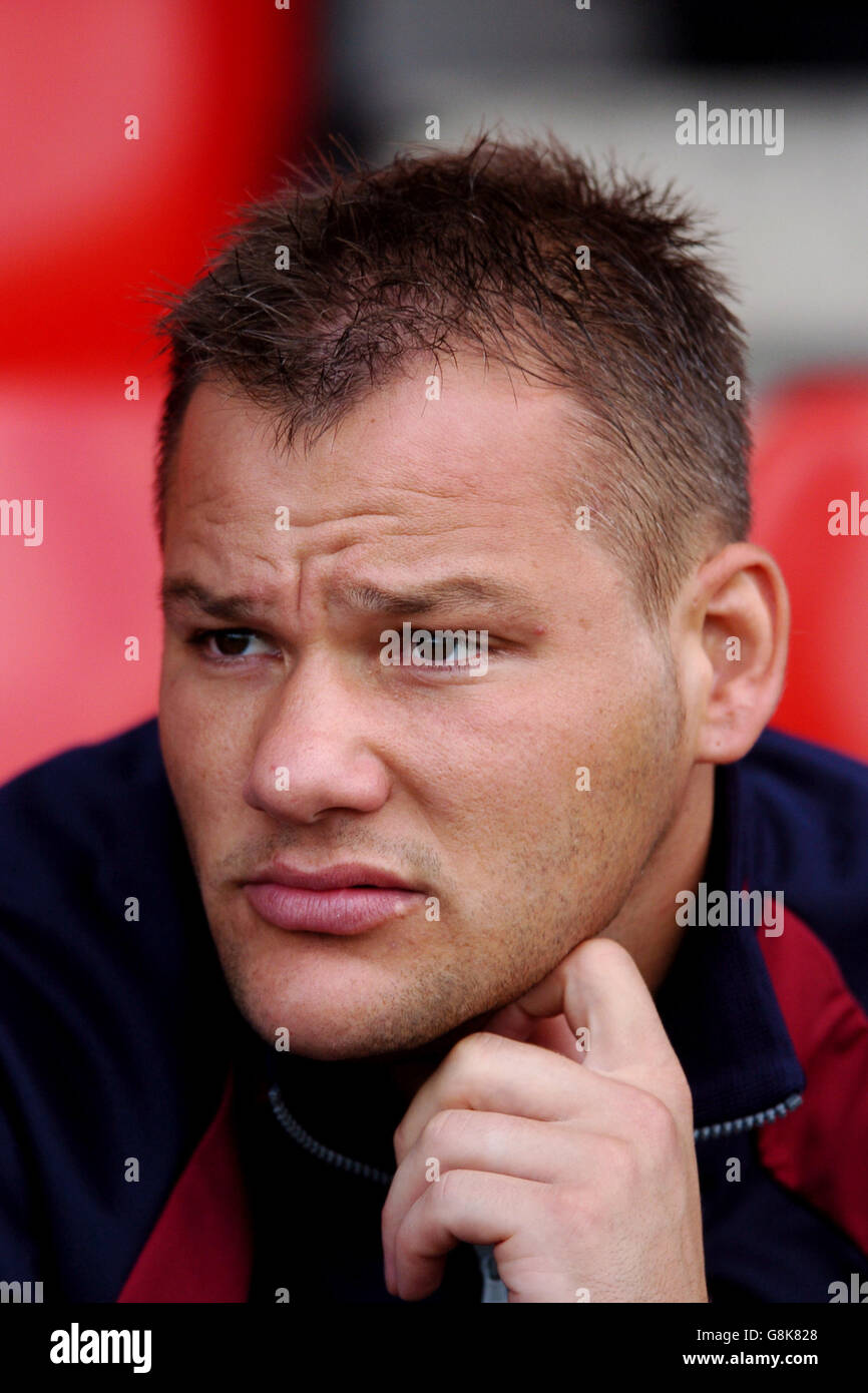 Burnleys goalkeeper brian jensen hi-res stock photography and images ...