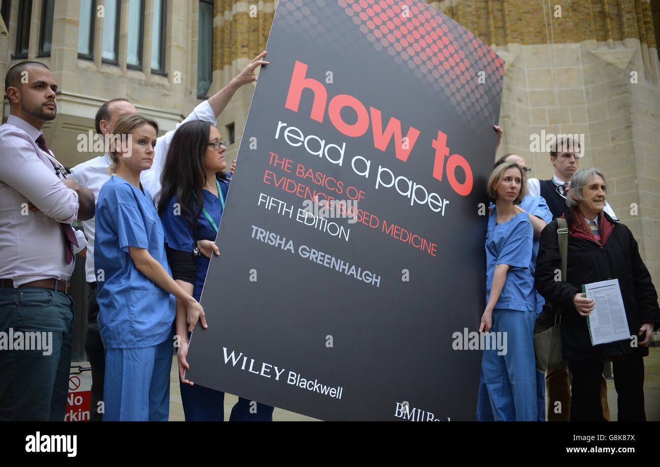Junior doctors including Dr Pimento (left) and letter author Alison ...
