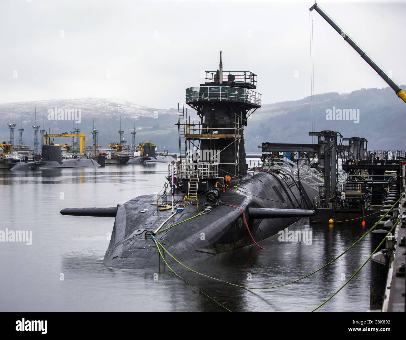 Astute class submarines hms artful left and hms astute right hi-res ...