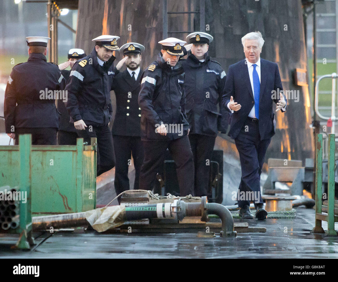 Daniel martyn commanding officer of vanguard class submarine hms ...