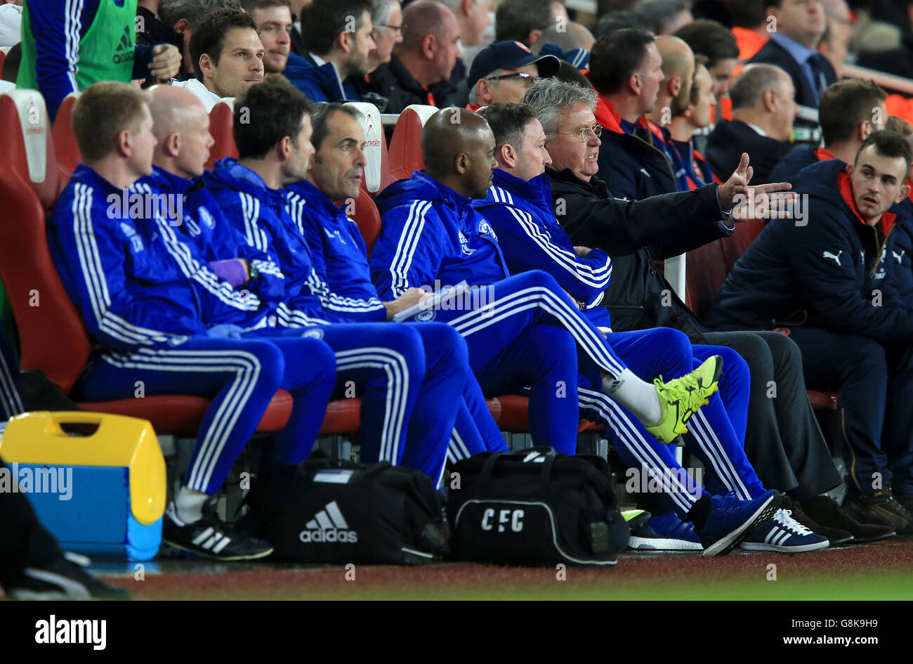 Chelsea backroom staff hi-res stock photography and images - Alamy