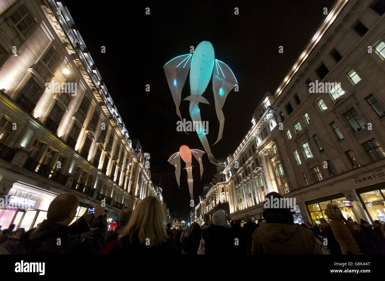 Lumiere London Light Festival - London Stock Photo - Alamy