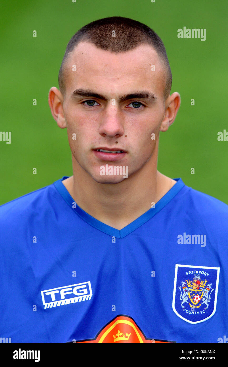Coca cola football league two stockport county photocall hi-res stock ...