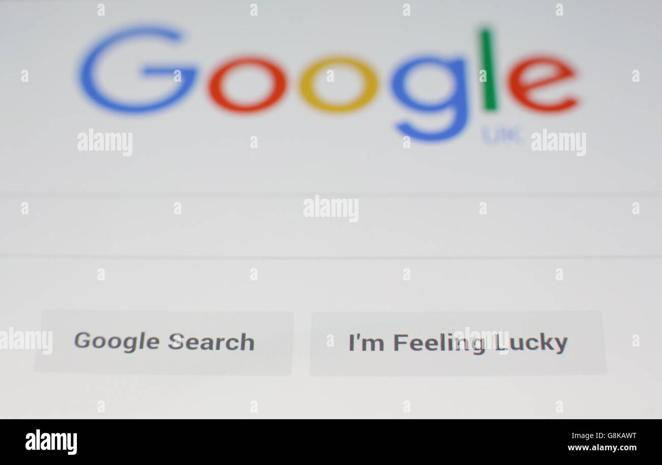 Google logo 2016 hi-res stock photography and images - Alamy