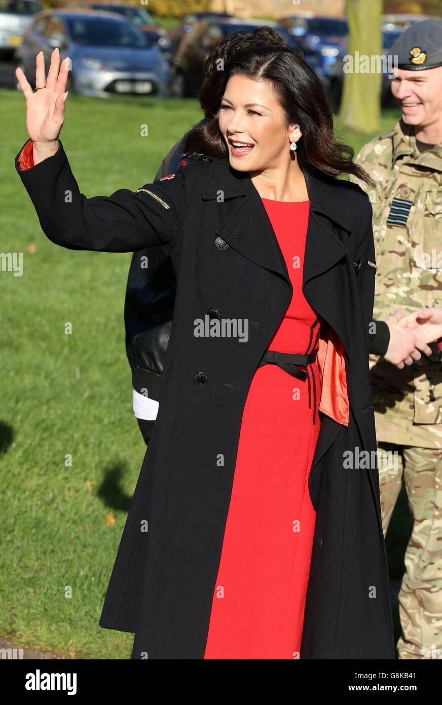 Dads army stars visit chicksands military base hi-res stock photography ...