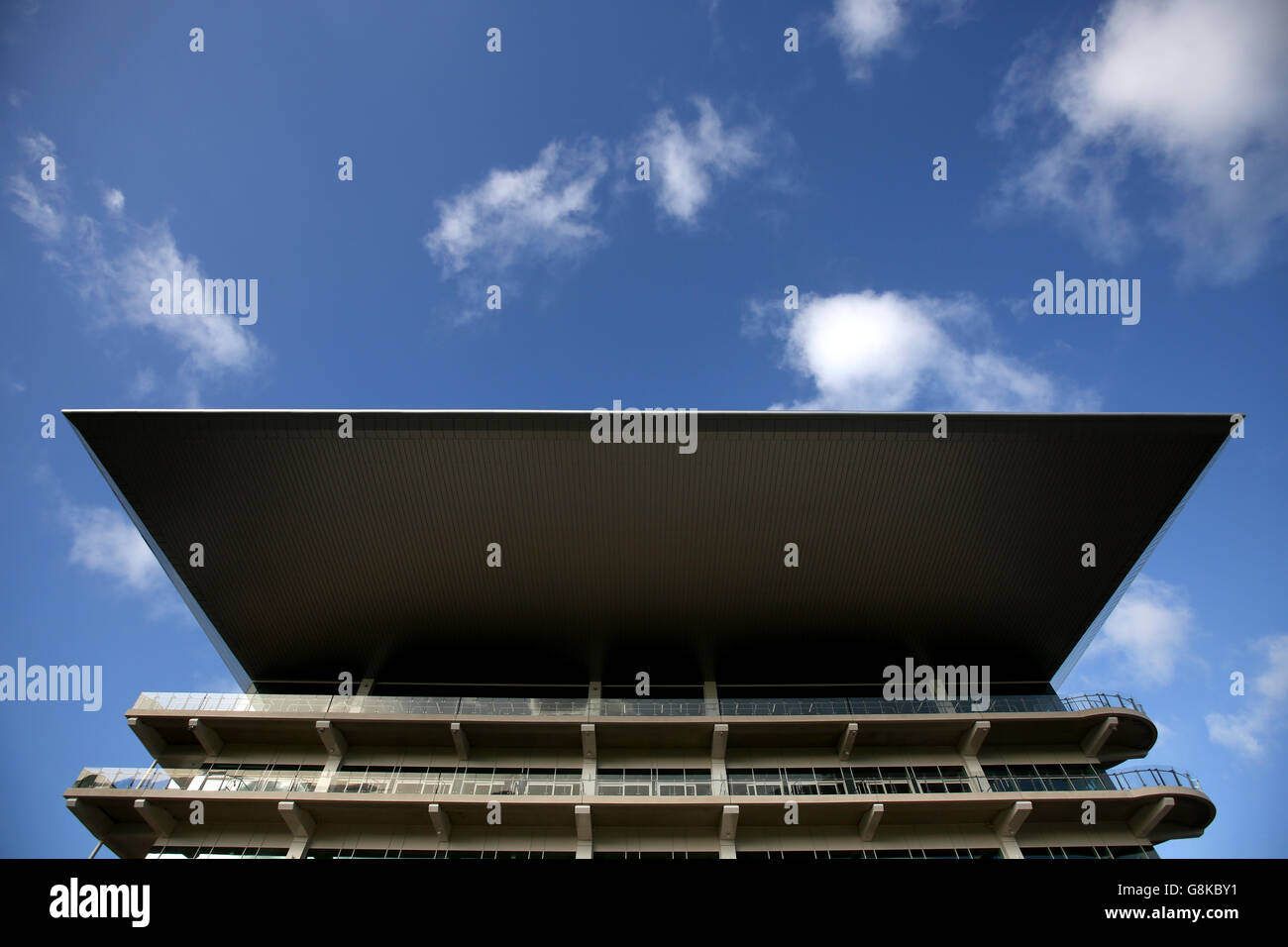 A general view of the Princess Royal stand during Festival Trials Day ...