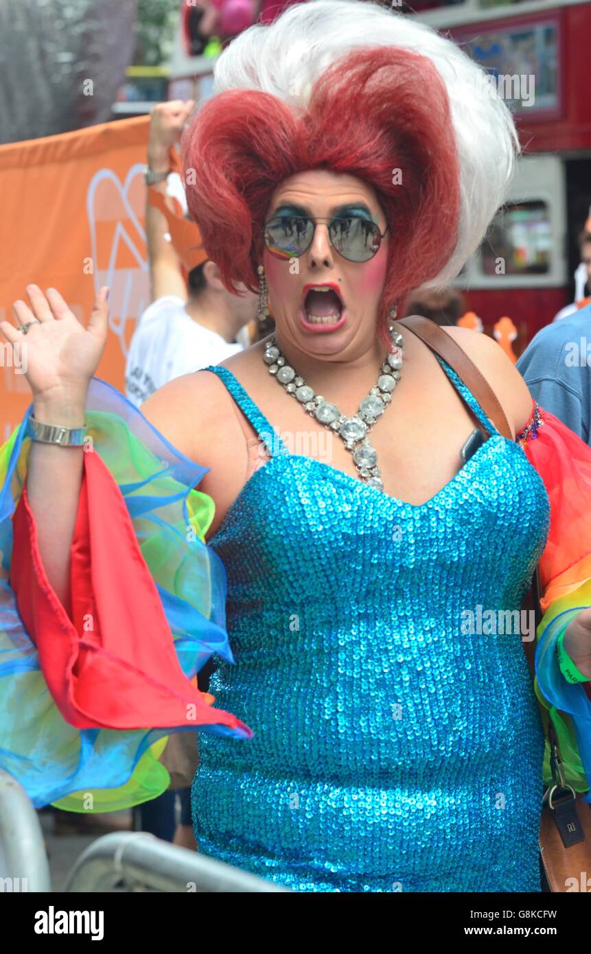 Gay Pride Parade Drag Queen High Resolution Stock Photography and ...