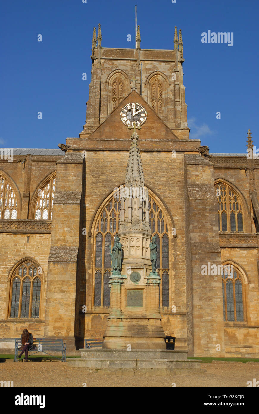 Sherborne Abbey and the Digby Memorial, Sherborne, Dorset, England ...