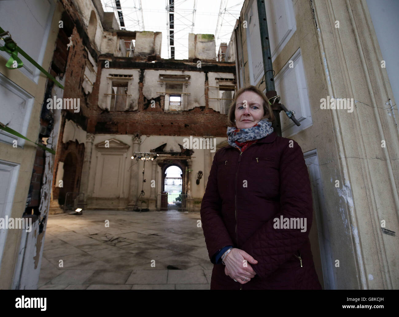 Clandon Park Restoration High Resolution Stock Photography and Images ...