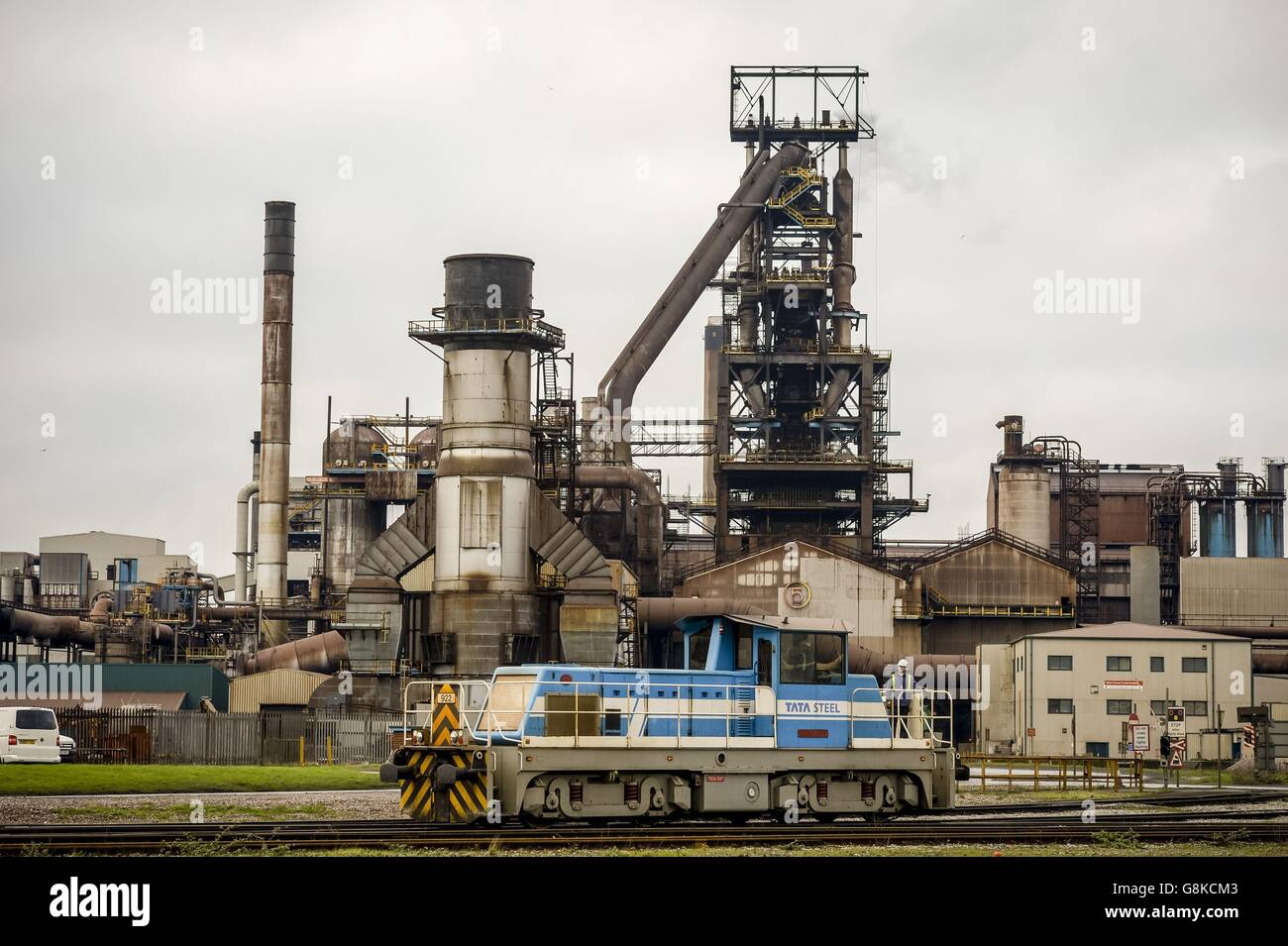 Steelworker job cuts Stock Photo - Alamy