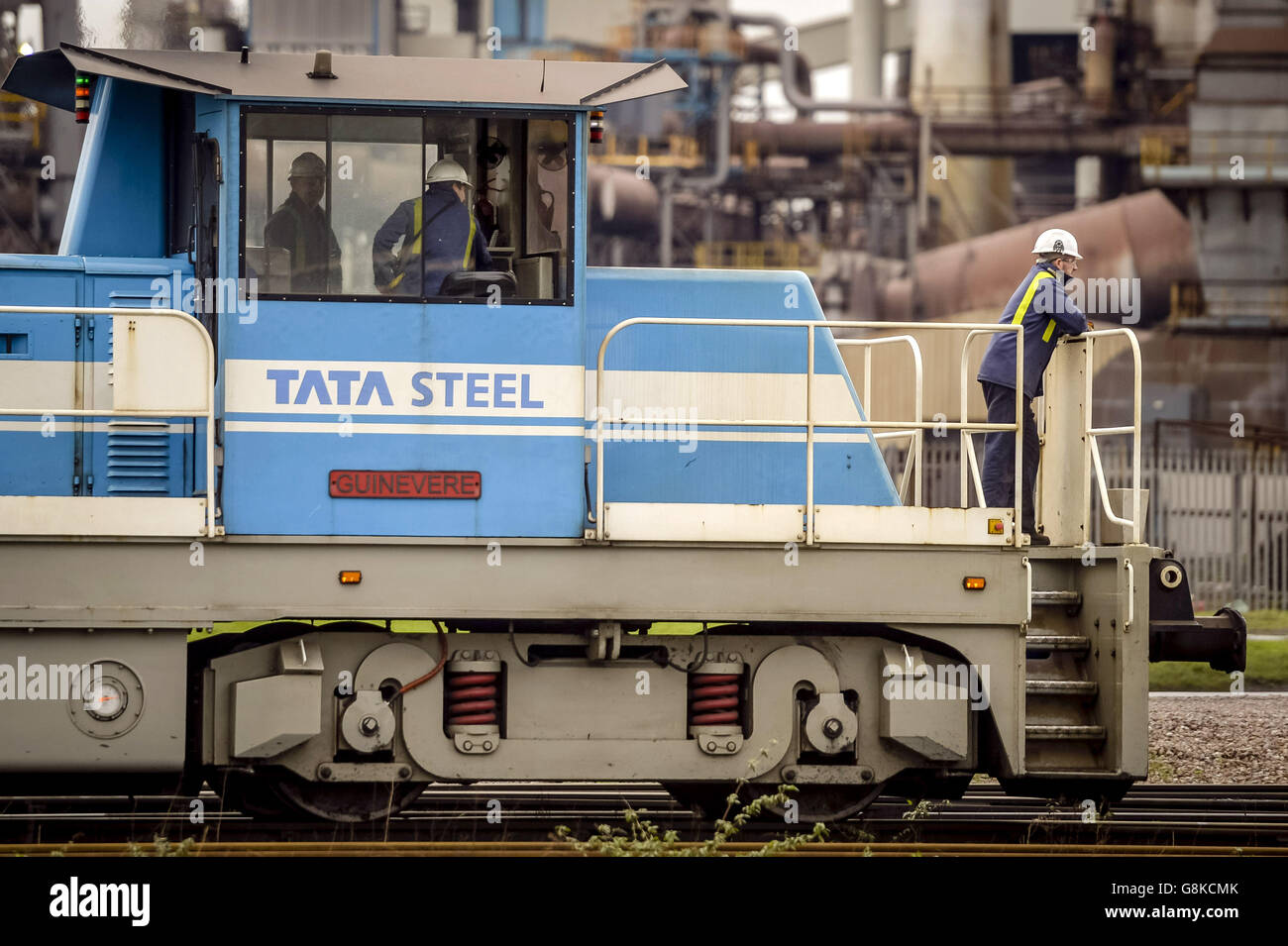Steelworker job cuts Stock Photo - Alamy
