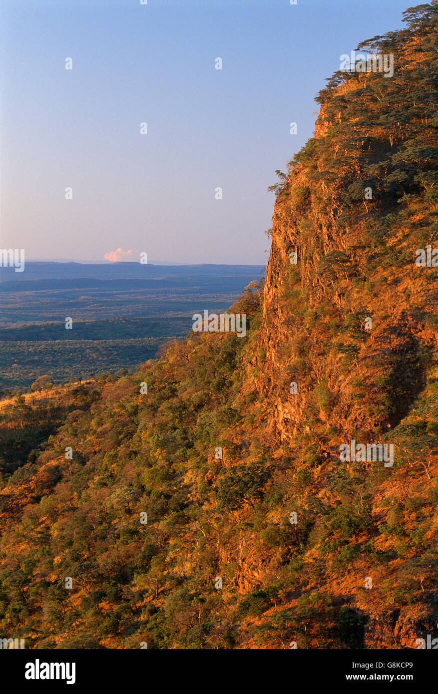 Chizarira escarpment view, Southern Zambezi Escarpment, Zimbabwe Stock ...