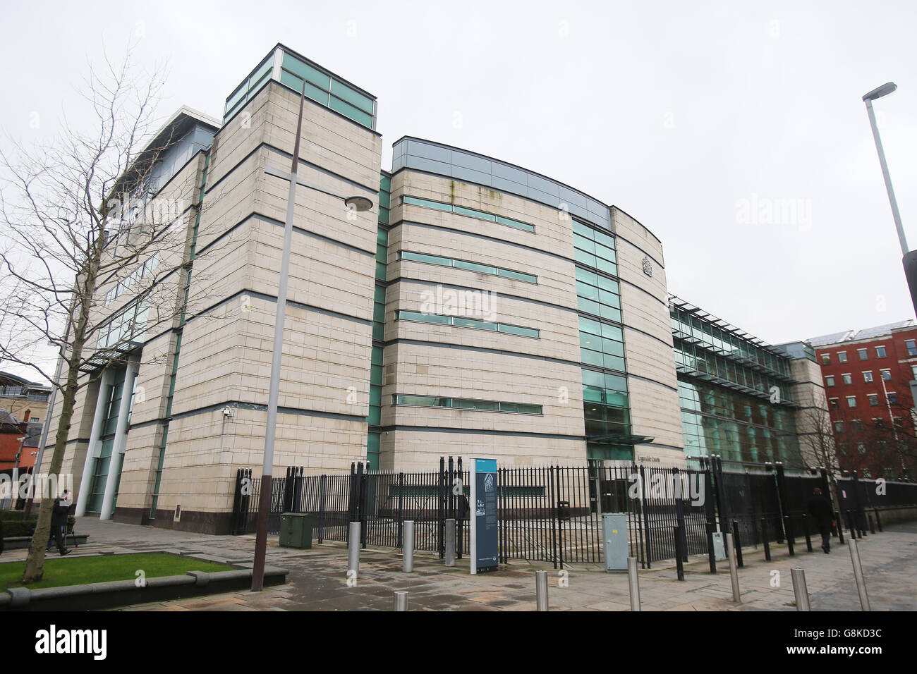 Belfast courts stock Stock Photo - Alamy