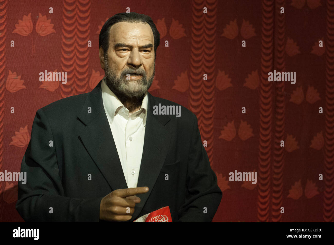 Saddam Hussein wax model at Lonavala Wax Museum Stock Photo - Alamy
