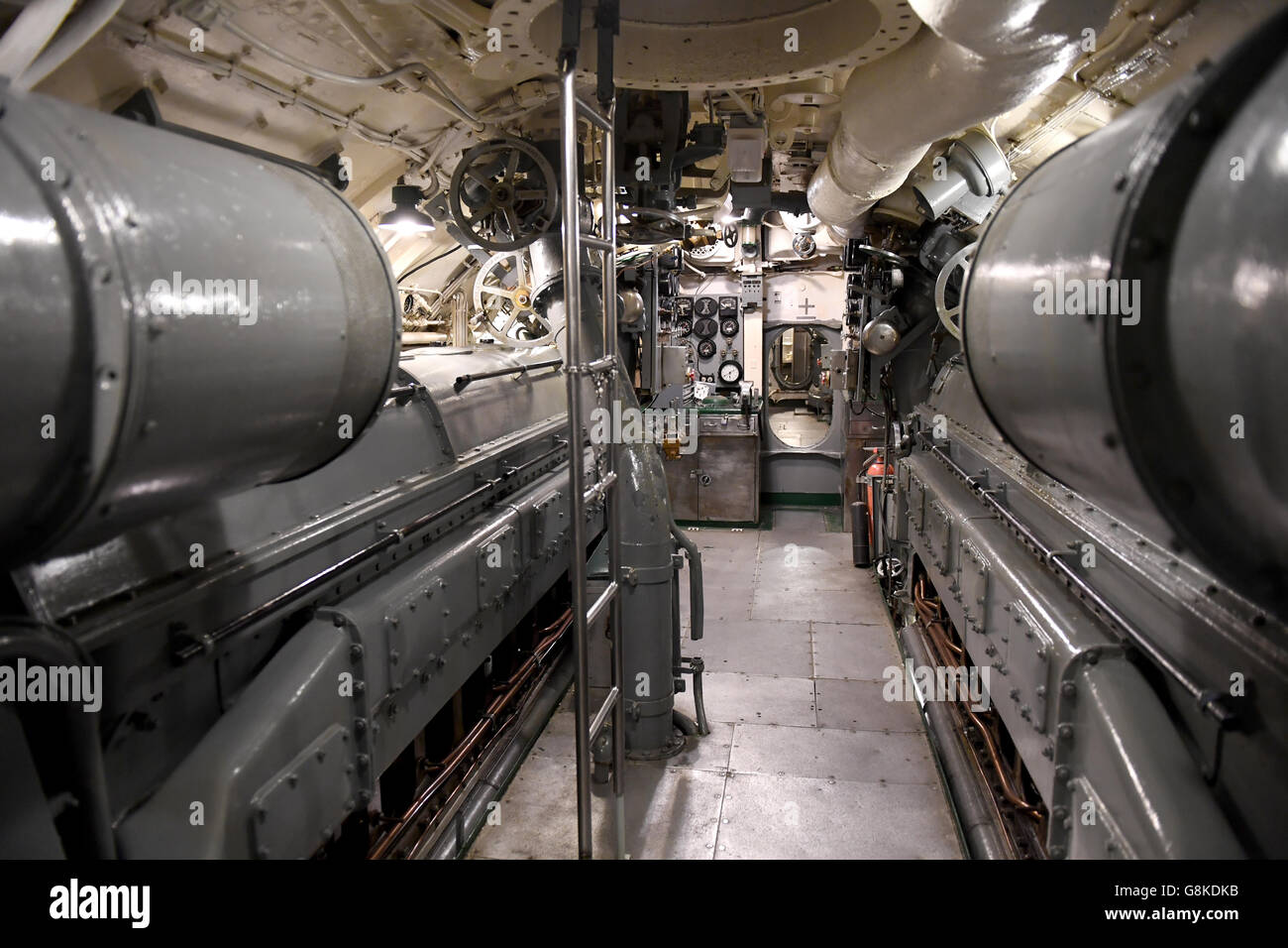 Wwii submarine engine room hi-res stock photography and images - Alamy