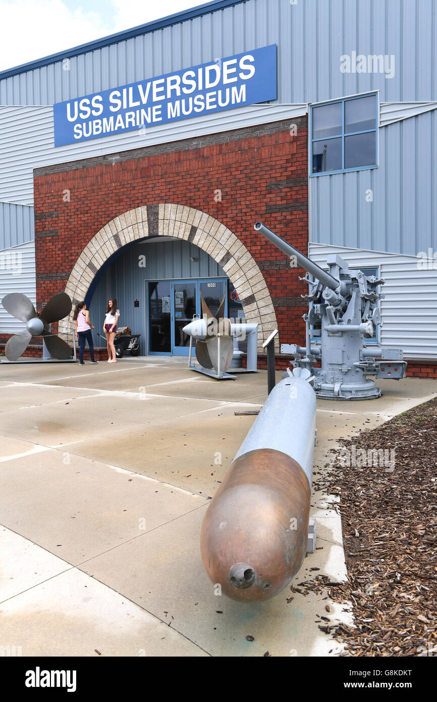 Muskegon, MI, USA – June 20, 2016: USS Silversides Submarine Museum in ...