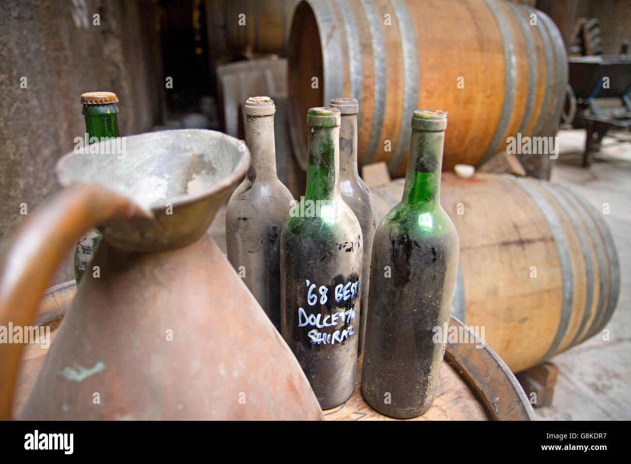 Old wine bottles hi-res stock photography and images - Alamy