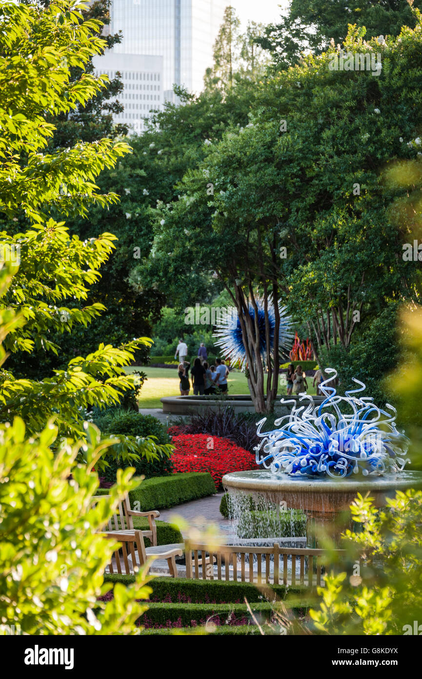 Atlanta, Georgia's beautiful Atlanta Botanical Garden with glass ...