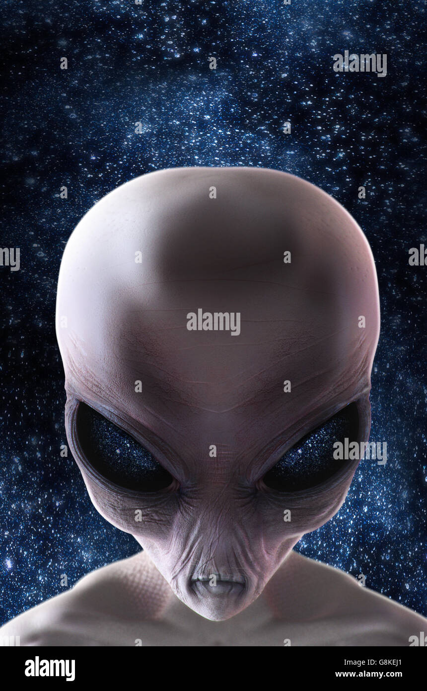 Grey alien hi-res stock photography and images - Alamy