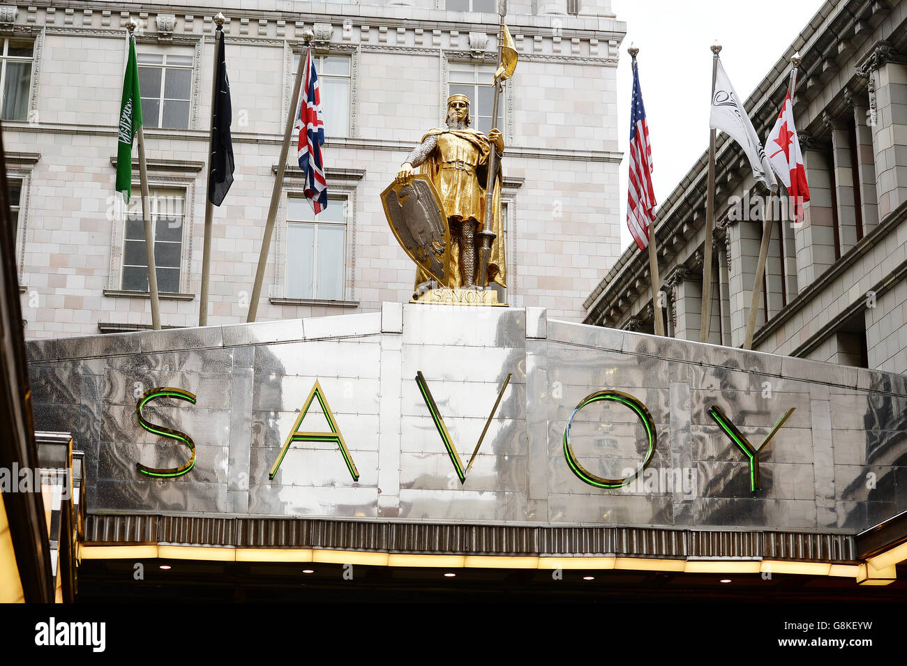 News heritage savoy hi-res stock photography and images - Alamy