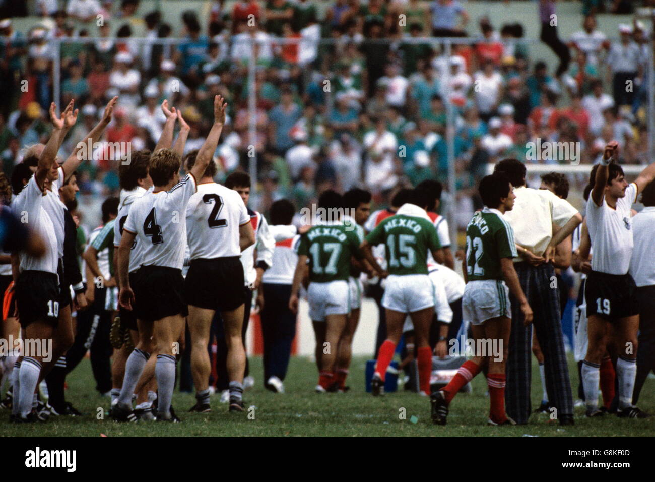 Soccer - World Cup Mexico 86 - Quarter Final - West Germany v Mexico ...