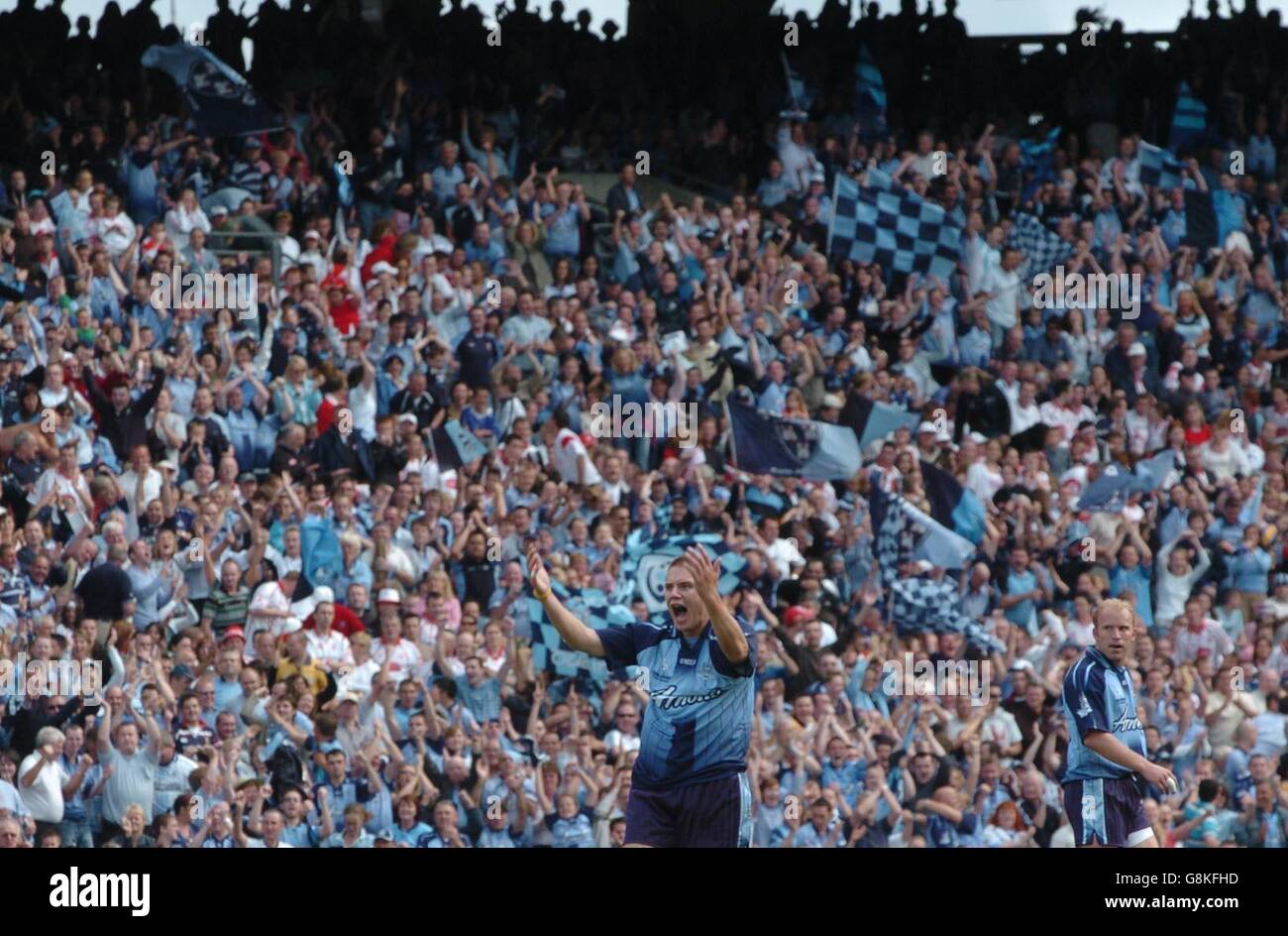 All Ireland GAA football final - Dublin v Tyrone - Croke Park Stock ...