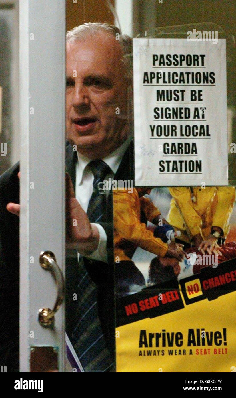 Solicitor Garrett Sheehan leaving Harcourt Terrace Garda Station, where ...