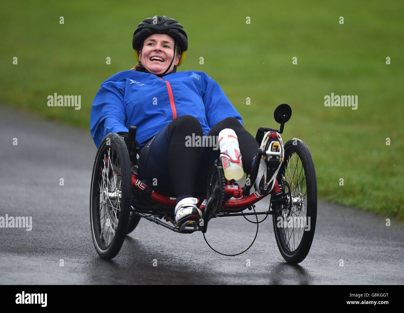 Anna Pollock takes part in the Invictus cycling trials for the Invictus ...