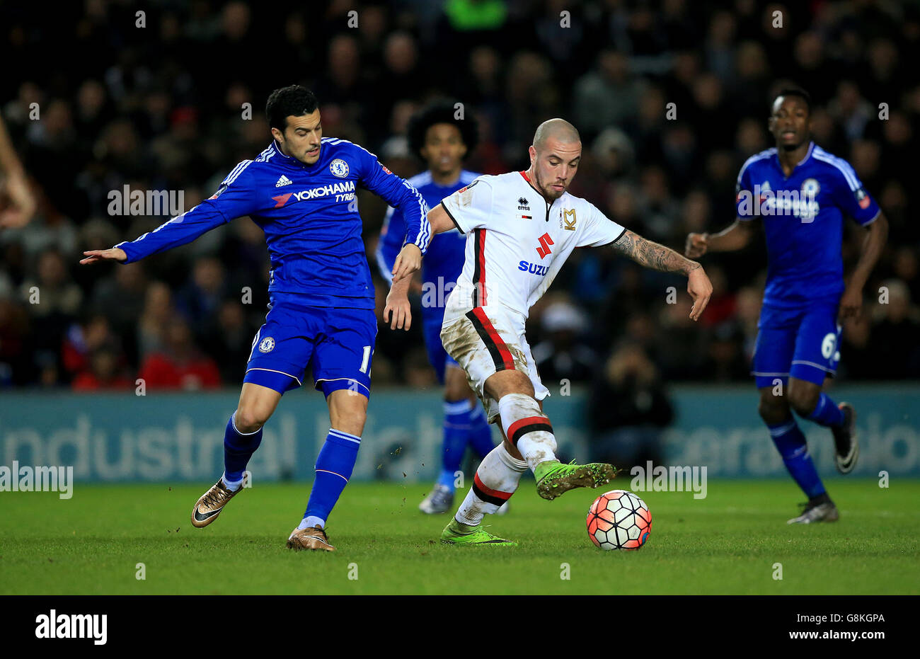 Milton dons chelsea emirates fa cup fourth round stadium hi-res stock ...