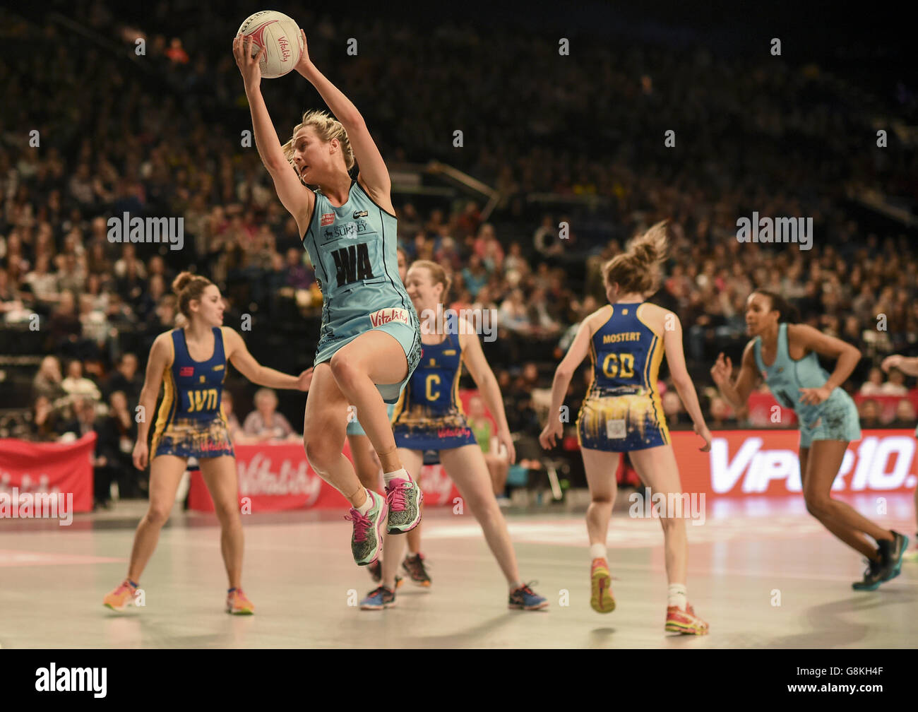 Netball full length ball hi-res stock photography and images - Alamy