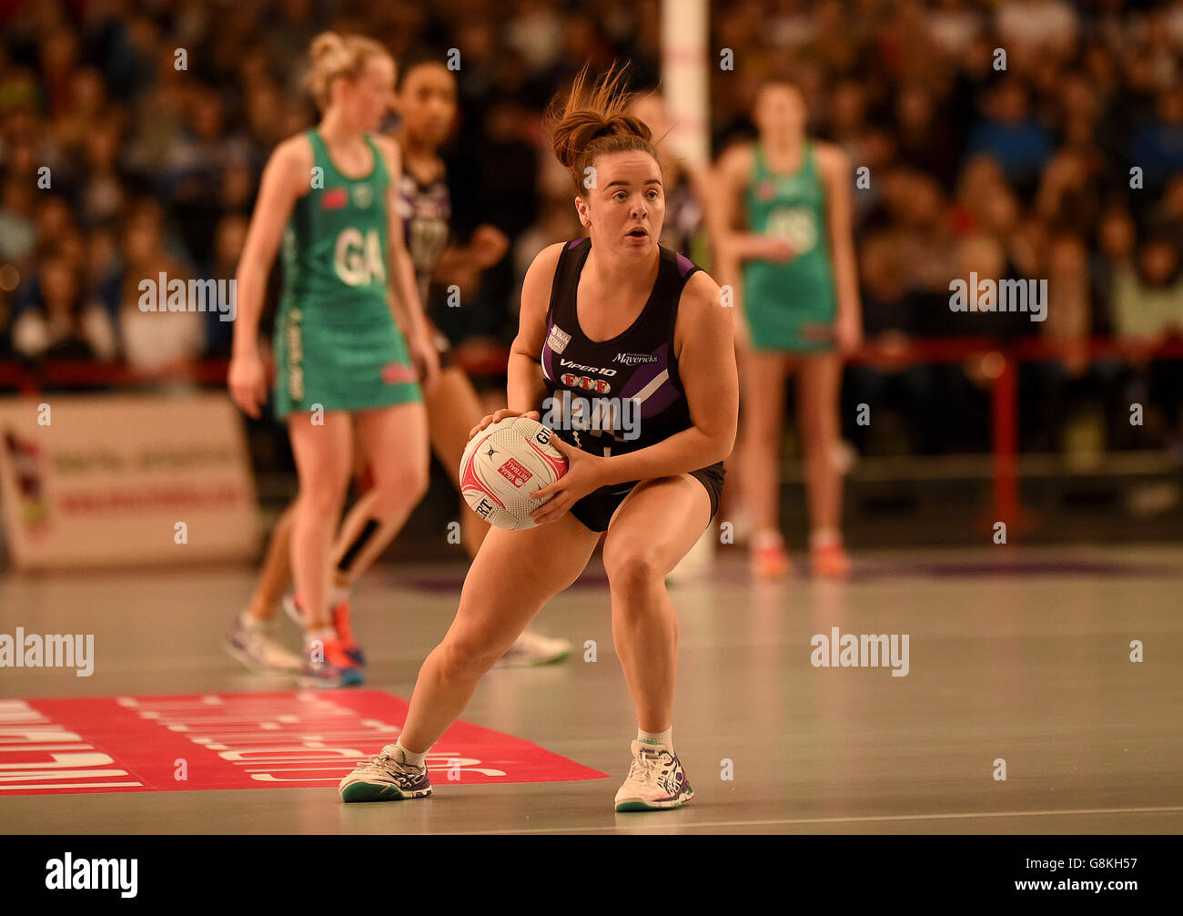 Netball full length ball hi-res stock photography and images - Alamy