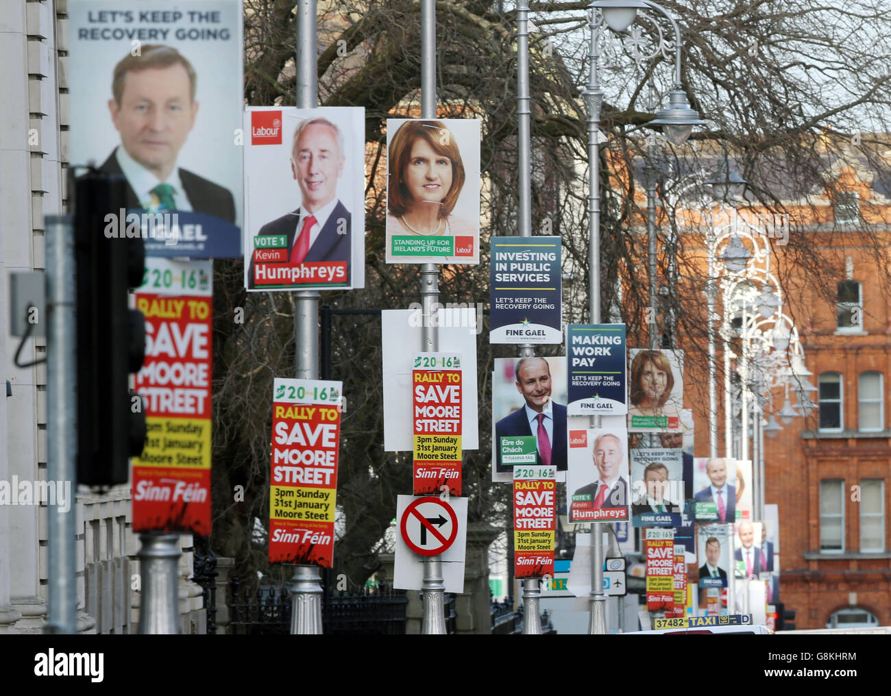 Irish election posters hi-res stock photography and images - Alamy