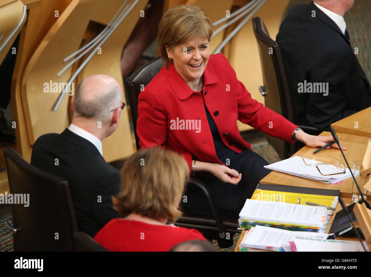 First Minister's Questions Stock Photo - Alamy
