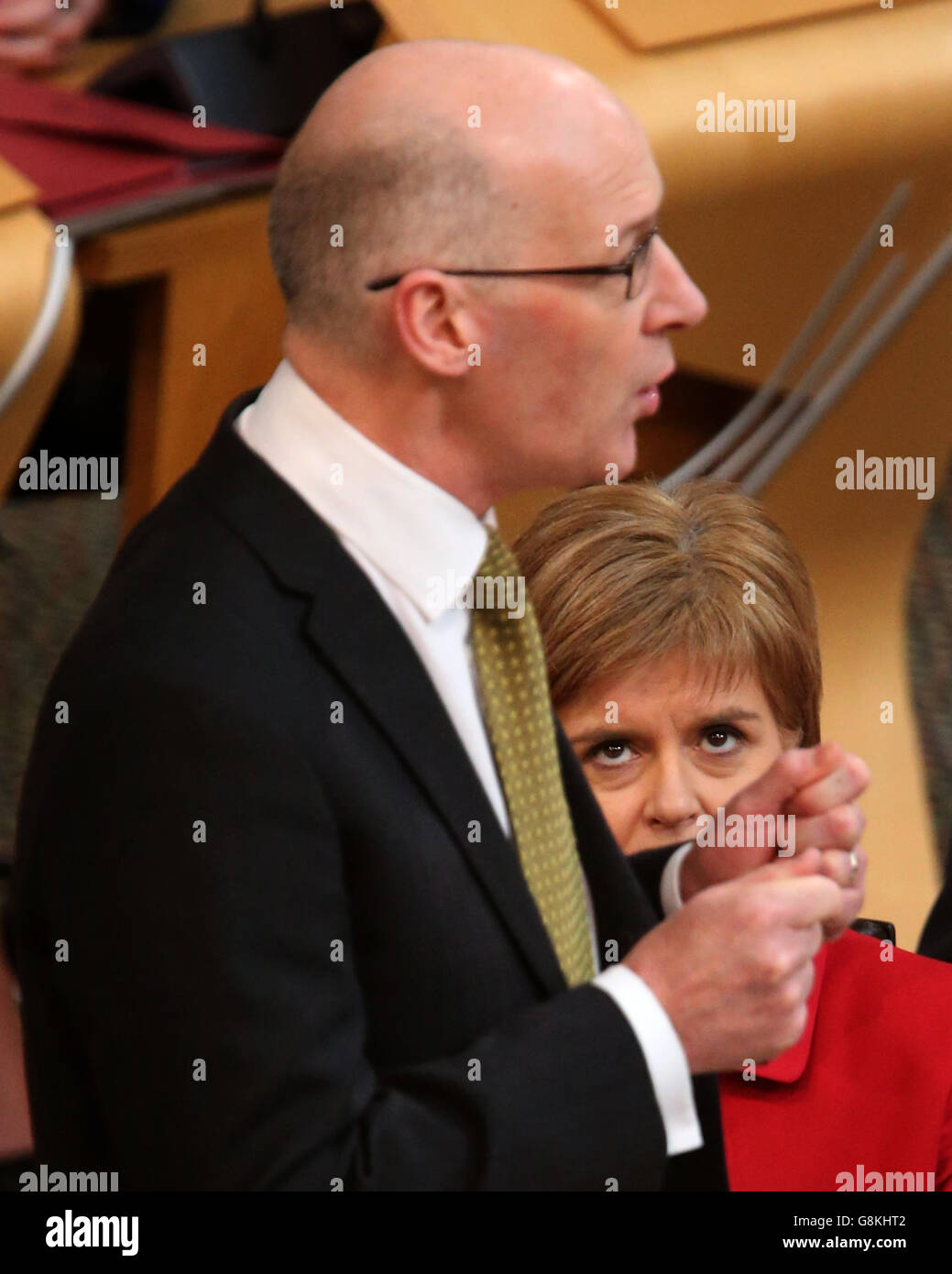 First Minister's Questions Stock Photo - Alamy