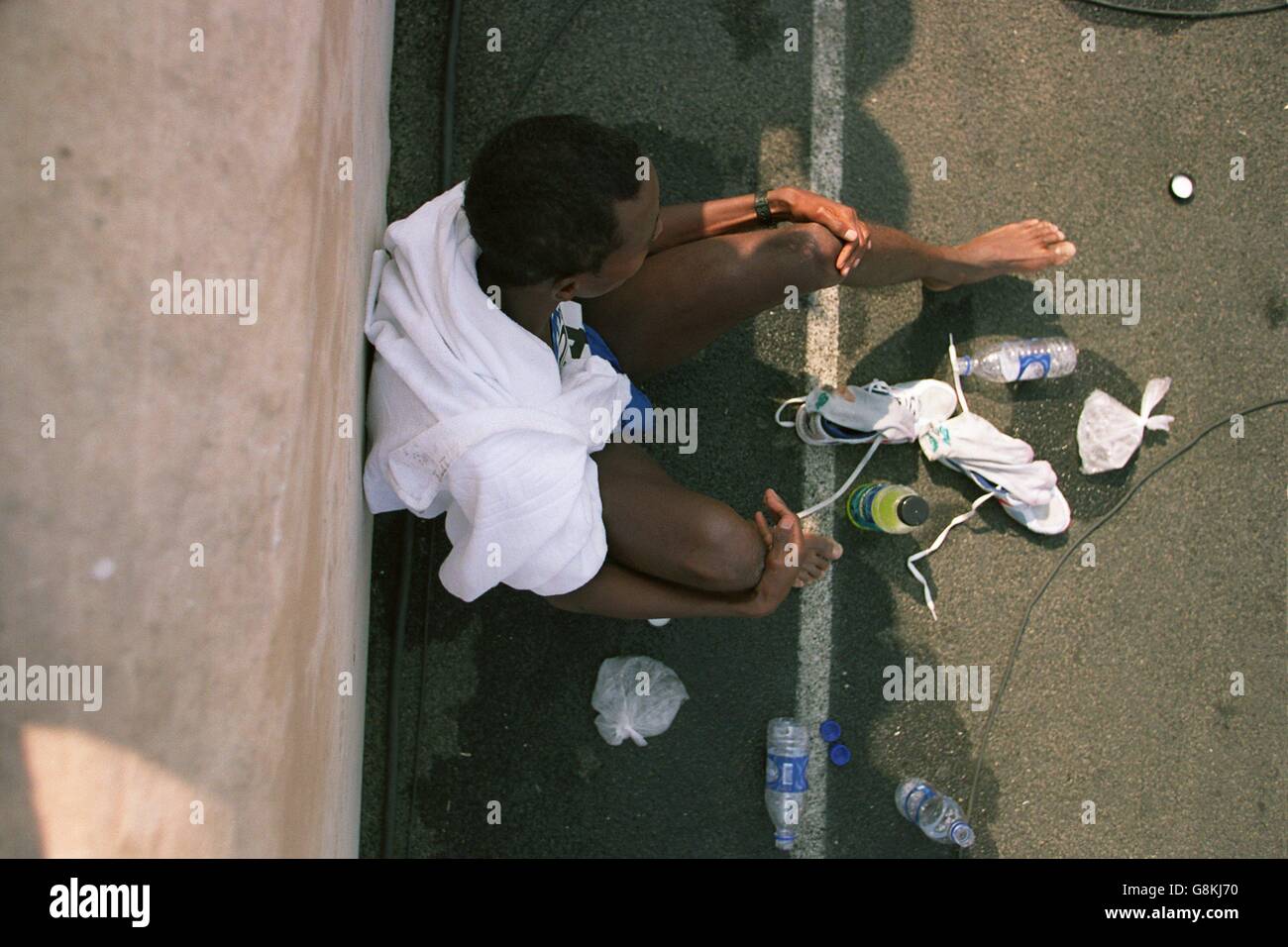 Marathon Runner Exhausted High Resolution Stock Photography and Images ...