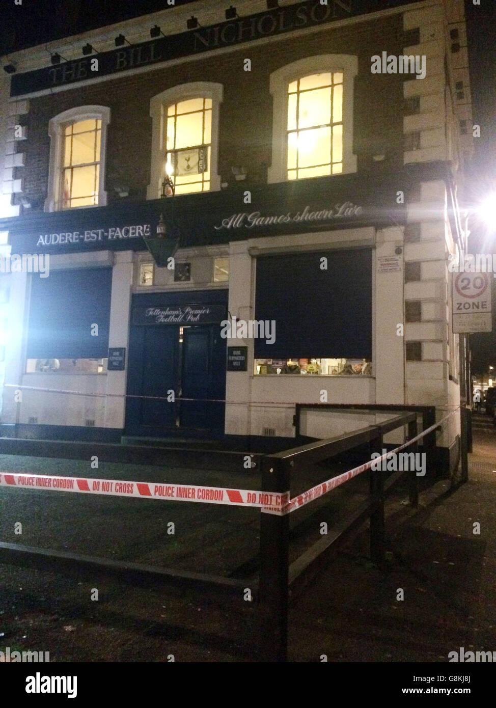 The bill nicholson pub in tottenham hi-res stock photography and images ...