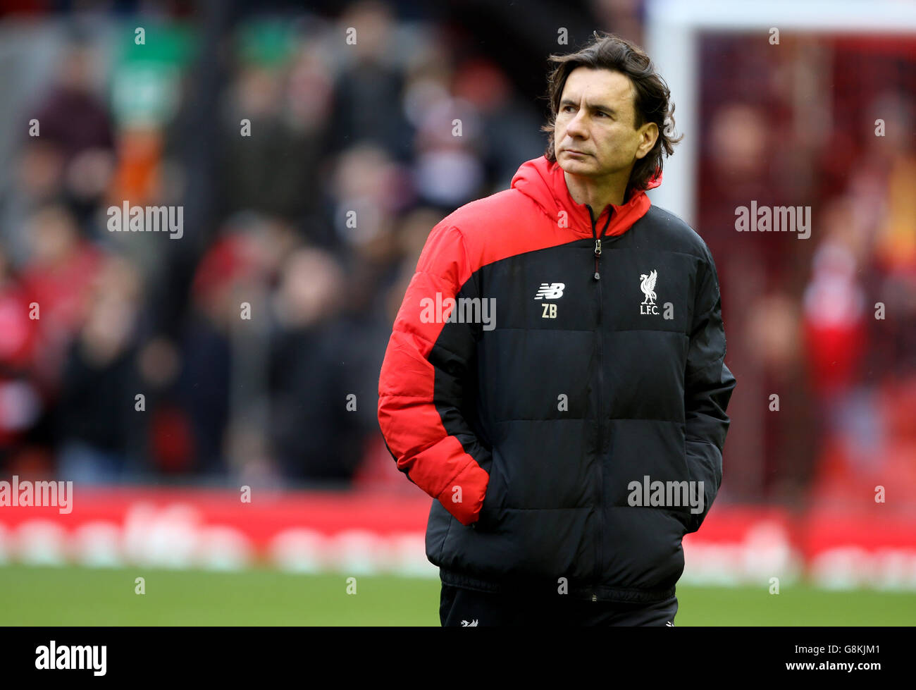 Liverpool coach zeljko buvac barclays premier league match anfield hi ...