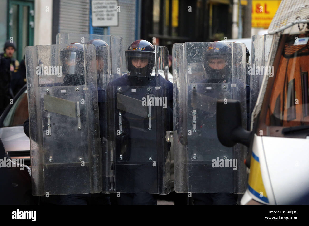 Anti riot shields hi-res stock photography and images - Alamy