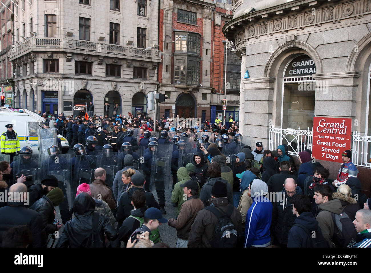 Dublin anti-racism demonstration Stock Photo - Alamy