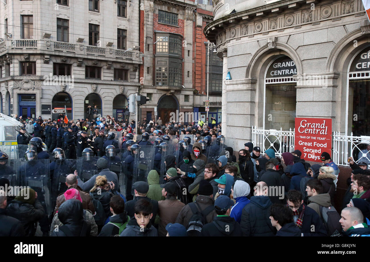 Dublin anti-racism demonstration Stock Photo - Alamy