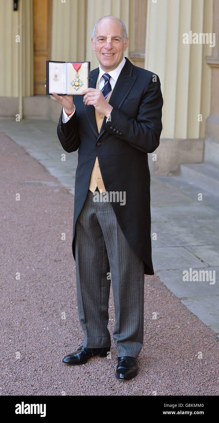 Being made cbe commander order british empire by prince wales hi-res ...