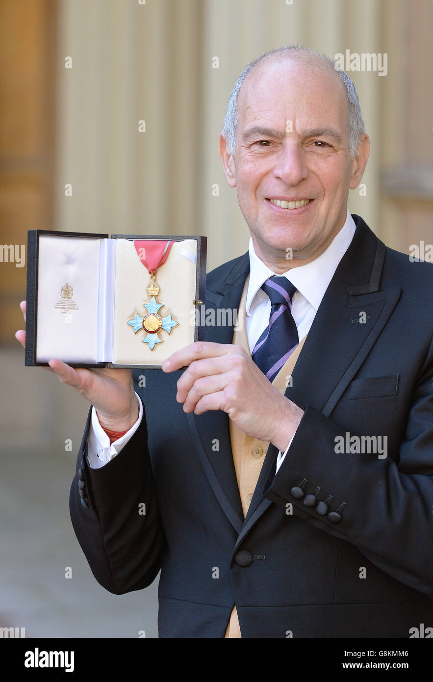 Being made cbe commander order british empire by prince wales hi-res ...