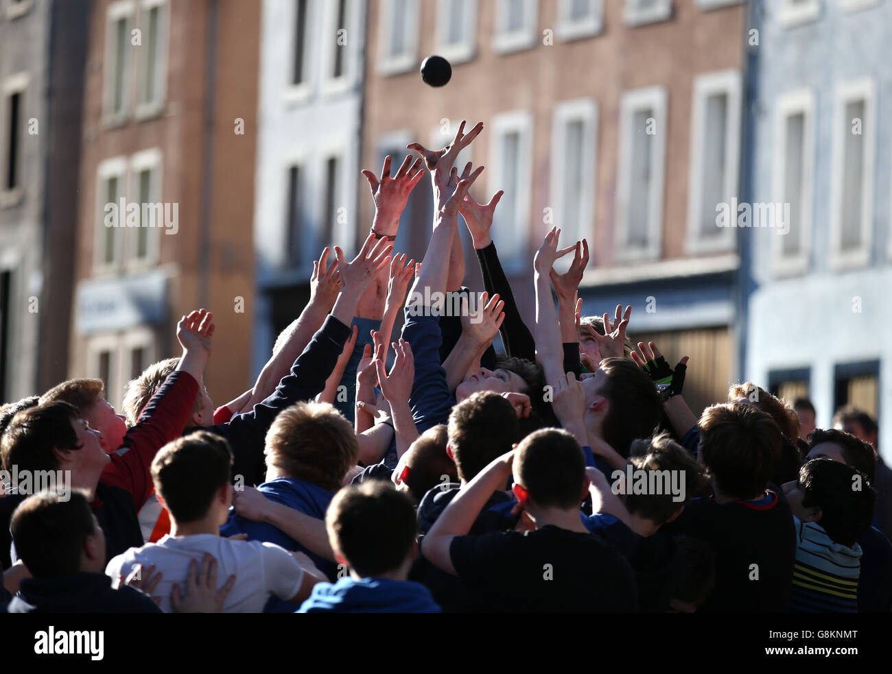 Hand Ba game - Jedburgh Stock Photo - Alamy